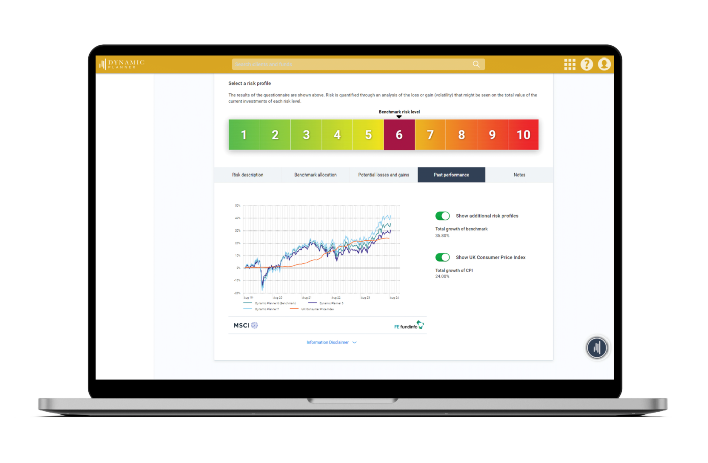 Client Risk Profiling Tool | Dynamic Planner